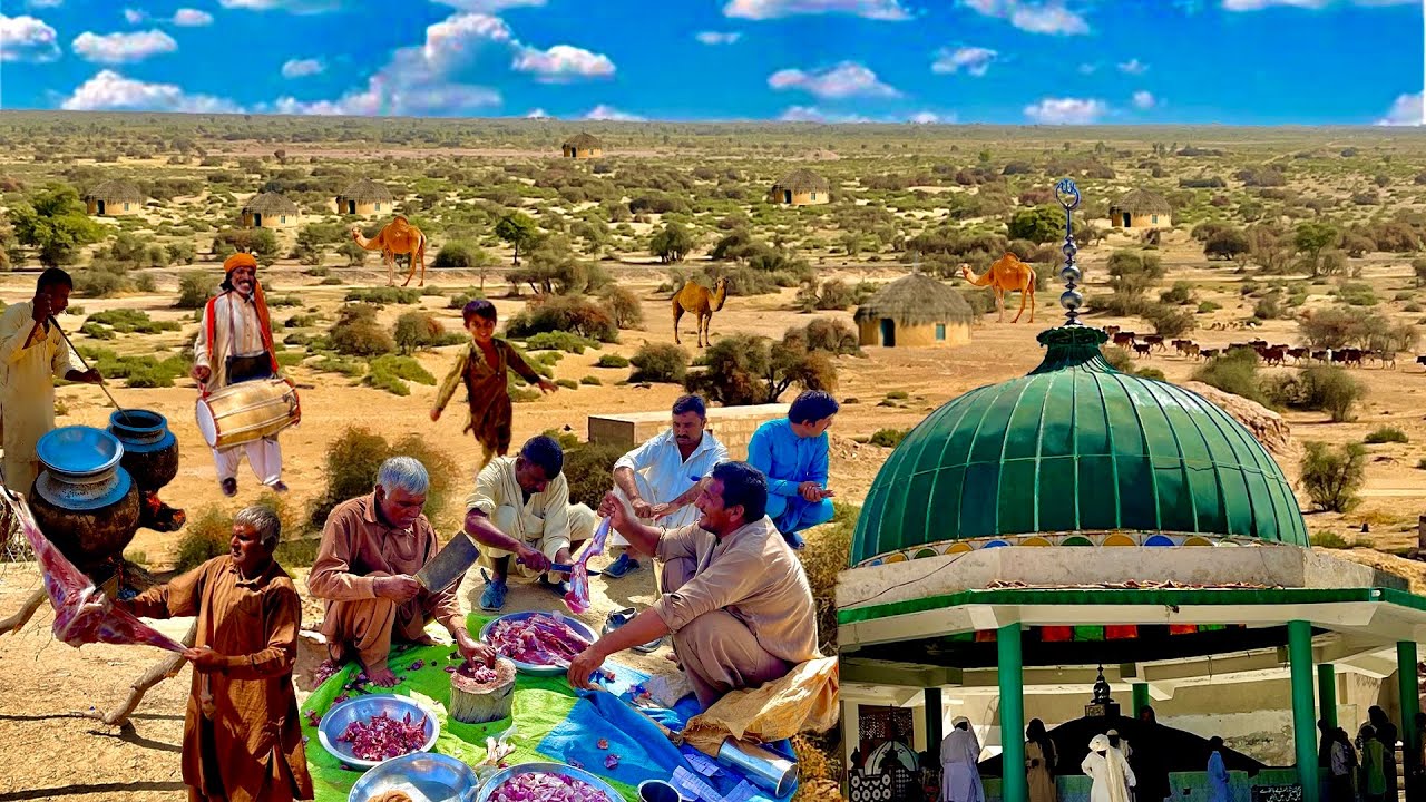 Traditional Cooking in the Desert | How to Make Mutton in the Desert ...