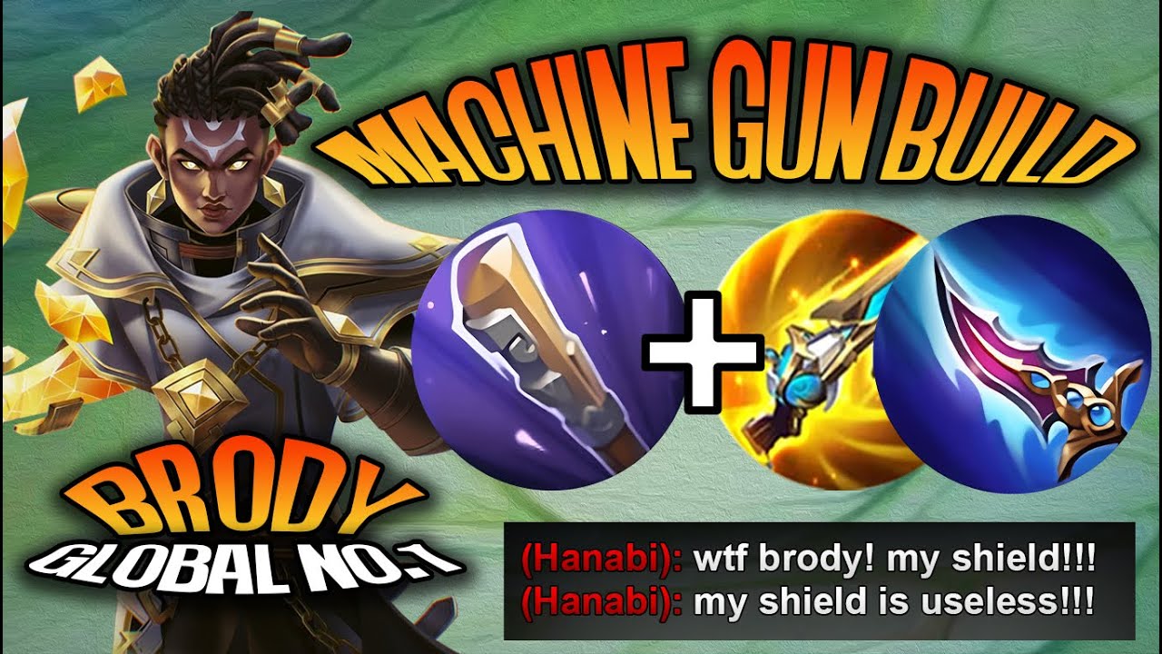 BUFFED BRODY MACHINE GUN BUILD! MUST TRY!!! - YouTube