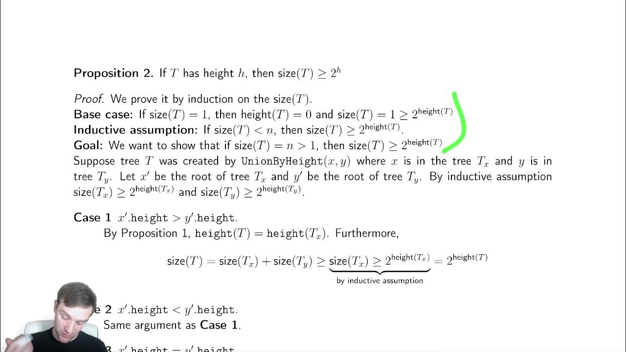 Union Find 5 - Analysis of Tree-based Union Find - YouTube