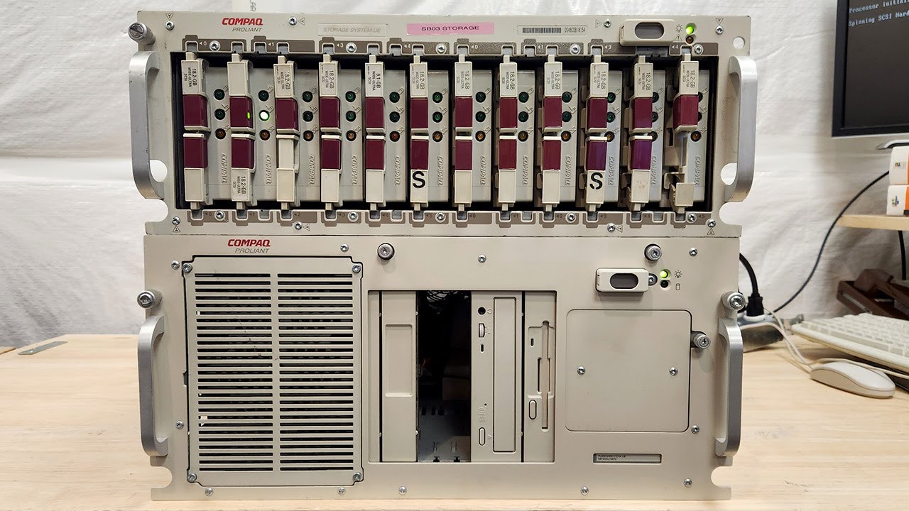 Late '90s Compaq Enterprise Gear - YouTube