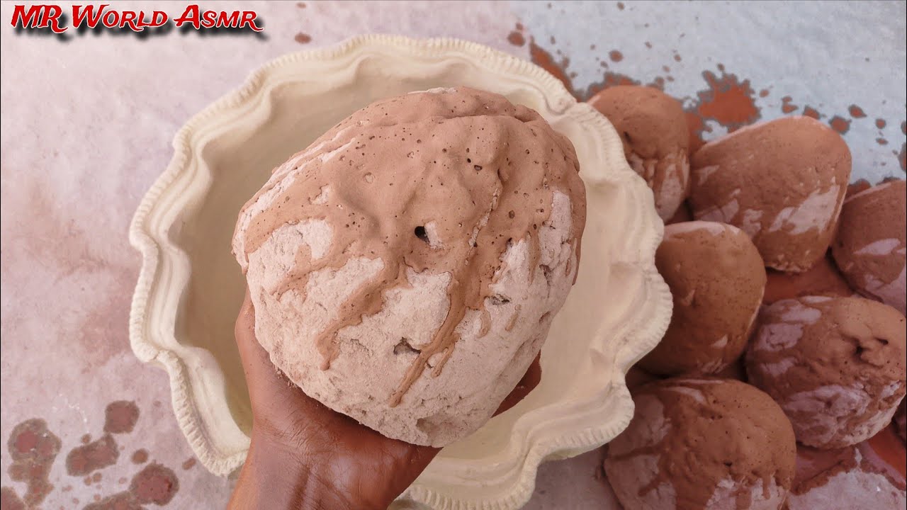New bombastic🔥 Red mud fully dry clay pot crumbling lovers - YouTube