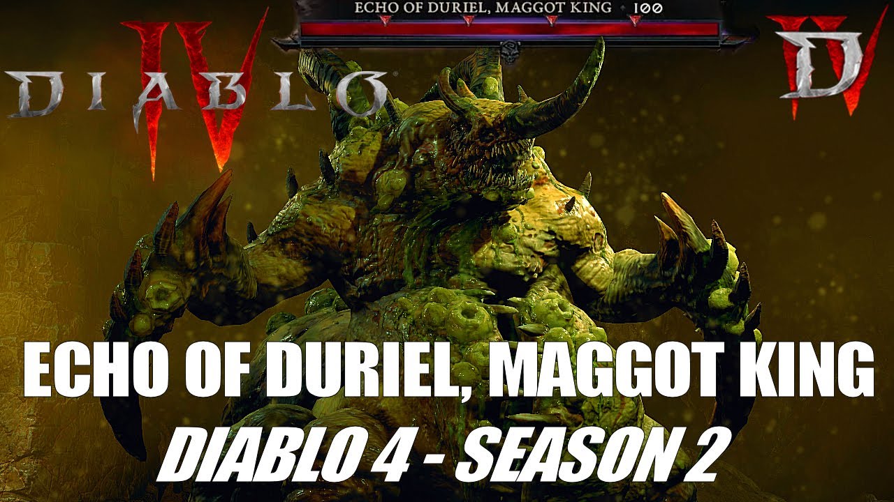 Echo of Duriel, Maggot King (Uber Duriel) - World Tier 4 (Lvl 100 ...