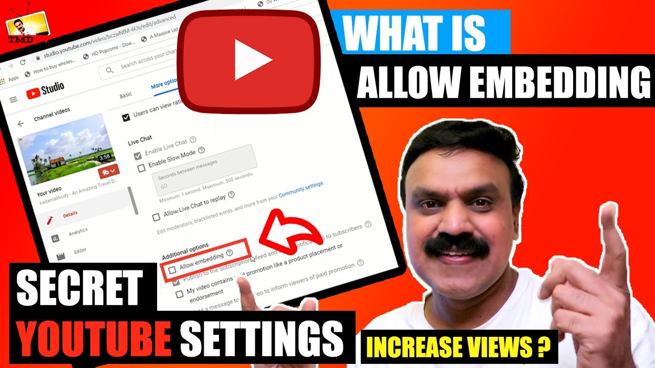 👉 What Is Allow Embedding On Youttube Complete Explained In Malayalam Youtube