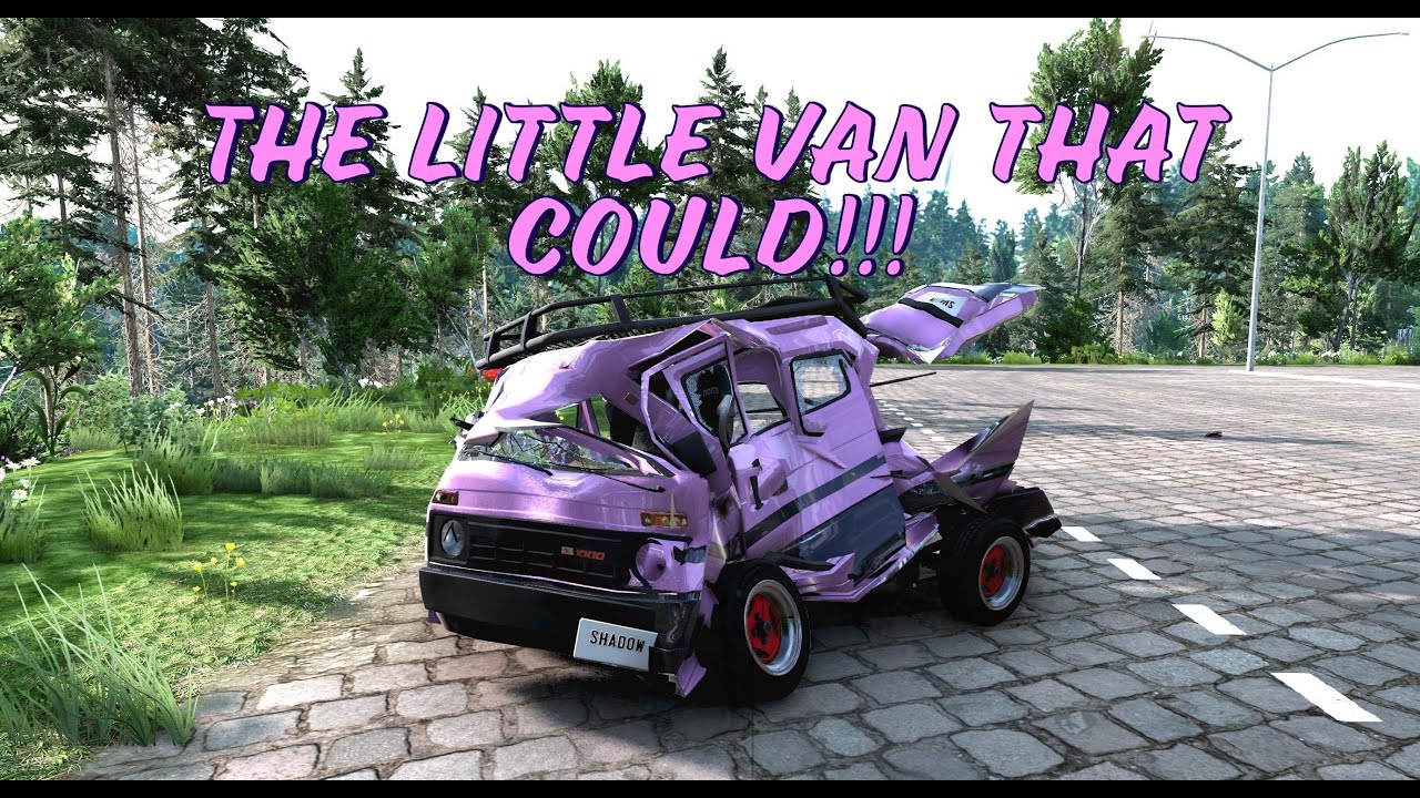 Stop The Beast! The Near Indestructible Little Van -BeamNG-Drive - YouTube