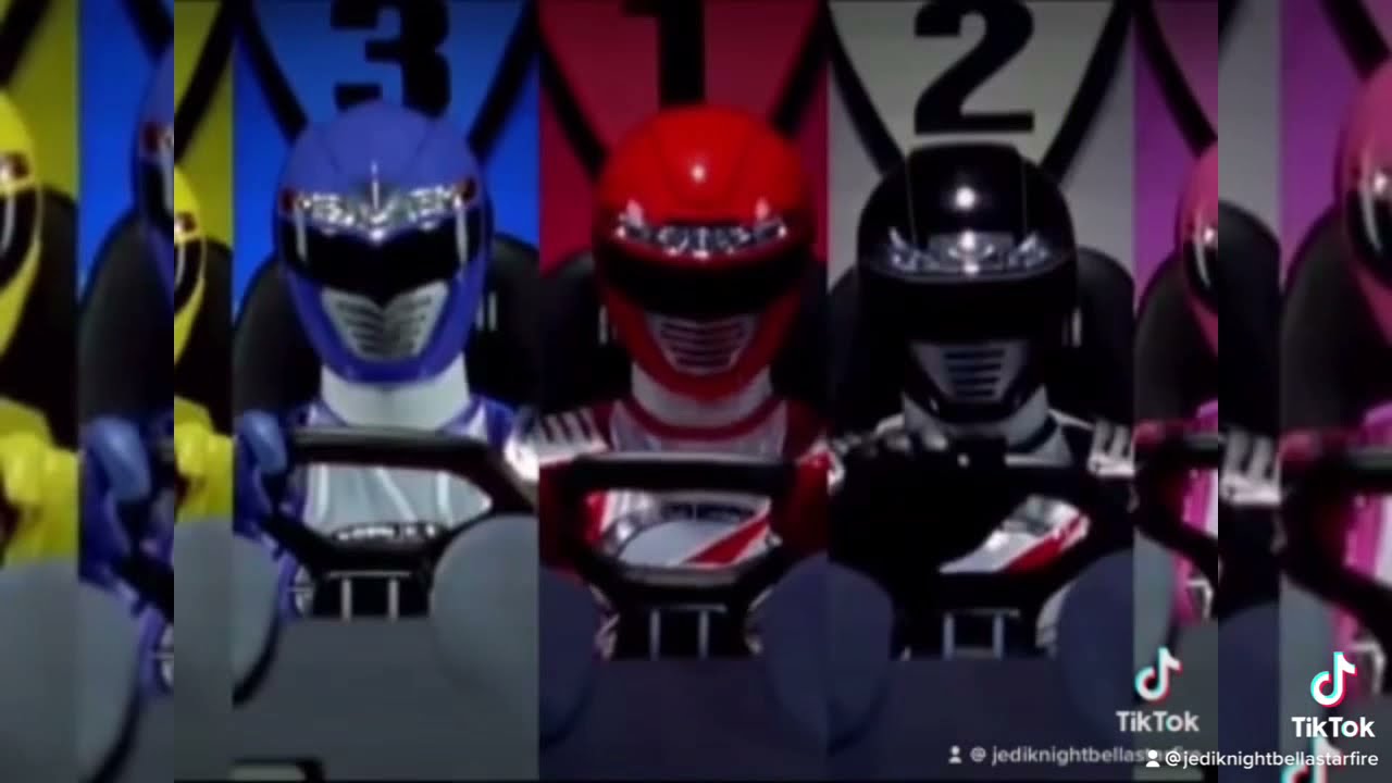 Power rangers music video fast car - YouTube
