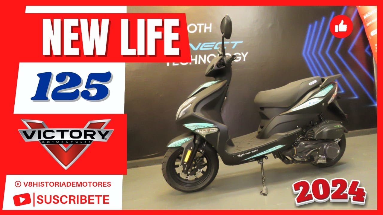 🔴NEW LIFE 125 VICTORY SCOOTER 2024/Ficha técnica/Precio/Descripción ...