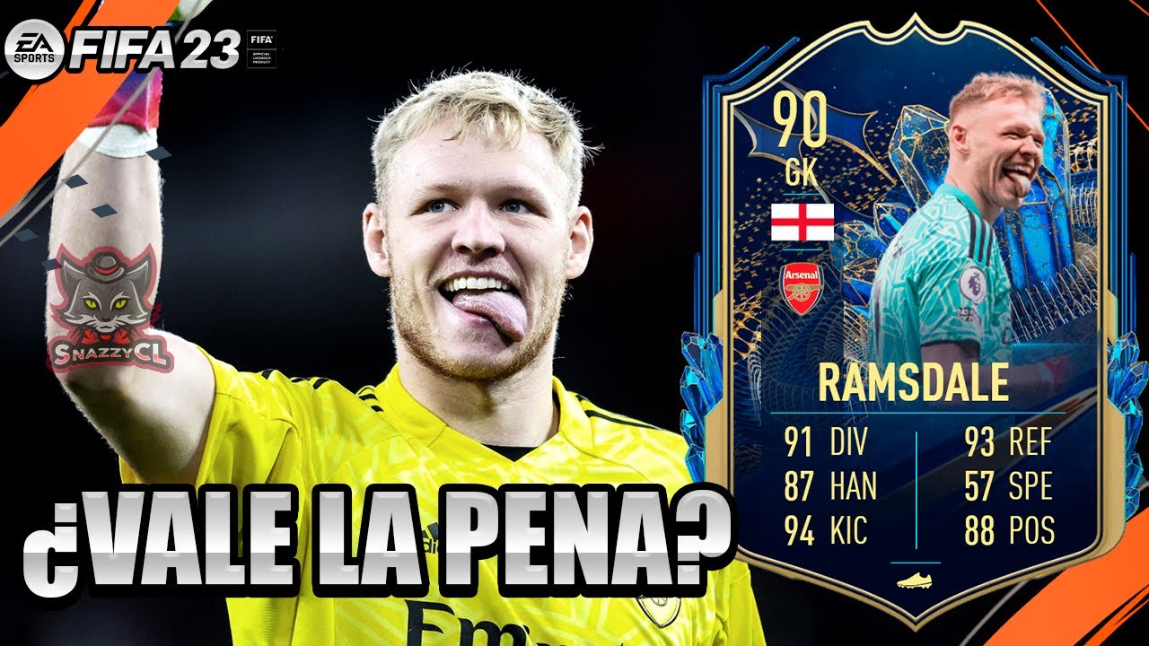 AARON RAMSDALE TOTS 90 PLAYER REVIEW ¿VALE LA PENA? | FIFA 23 ULTIMATE ...