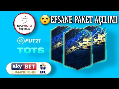 FİFA 21 TOTS PAKET AÇILIMI , Süper lig Tots , Topluluk Tots , İngiltere Tots