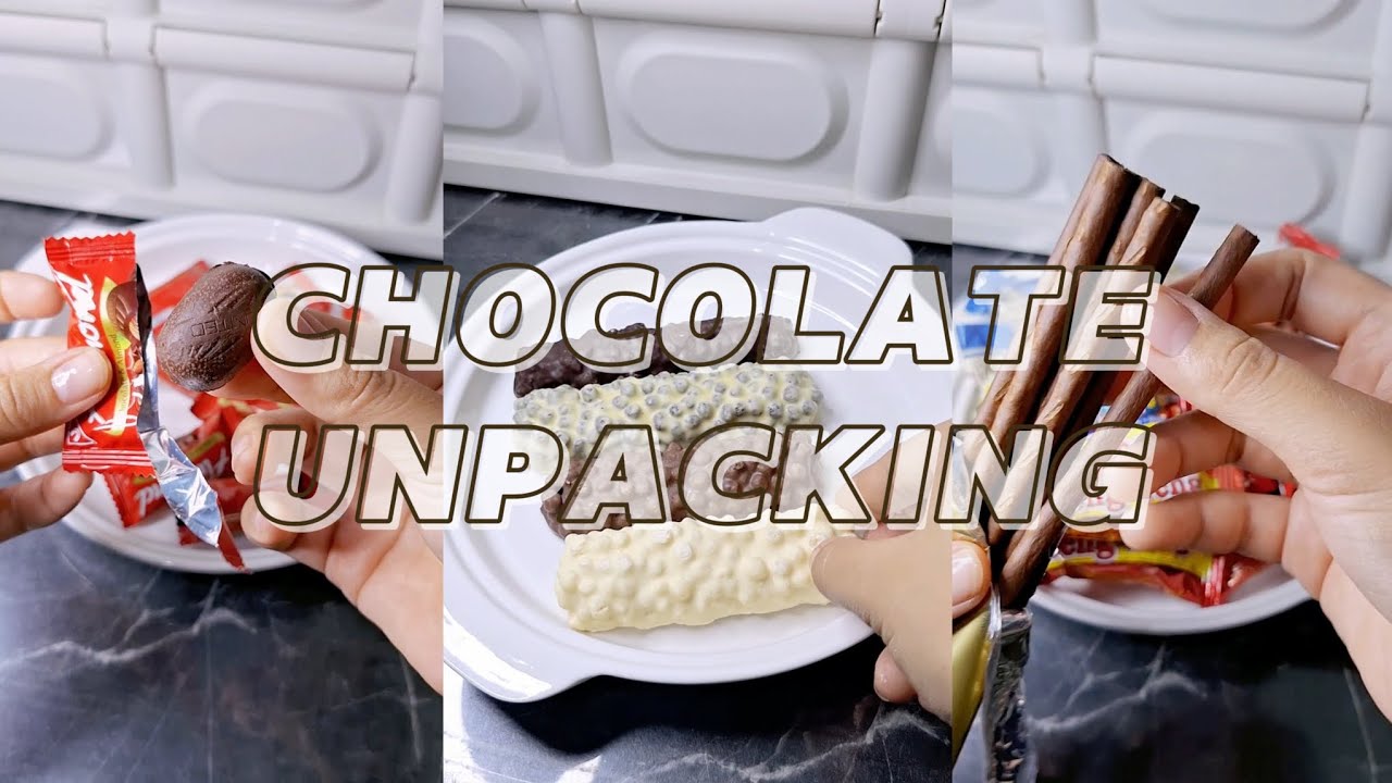 Unpacking chocolate snacks with me | Tandanuss - YouTube