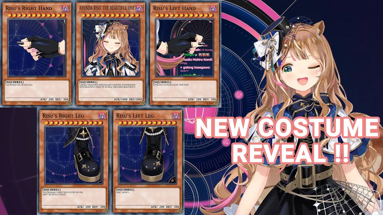 Risu Reveals Her New Costume To Us, Exodia-style! | Ayunda Risu ...