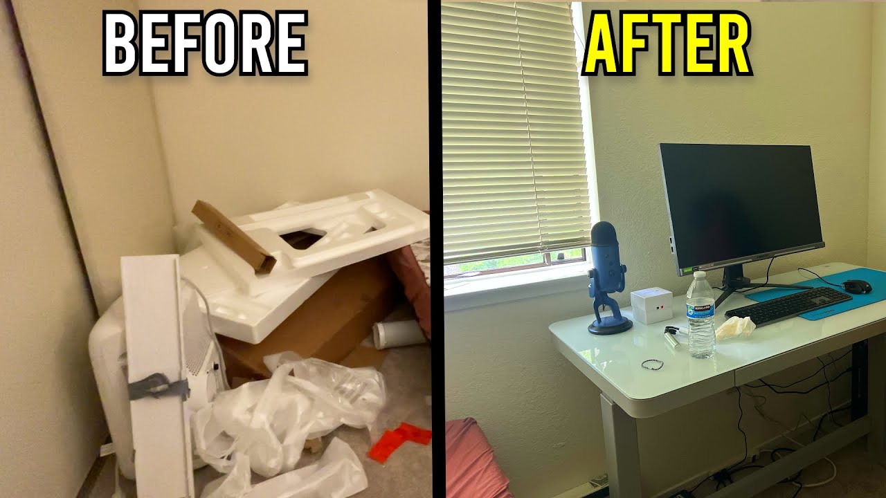 I Transformed My Dirty Setup into My DREAM Gaming Setup! - YouTube