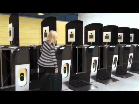 Automated passport control at Helsinki Airport - YouTube
