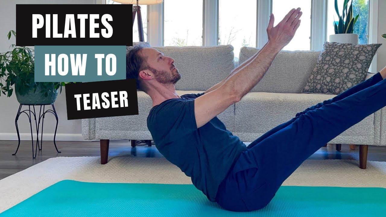 Pilates Guide: How to do the Teaser Exercise | at home workout - YouTube