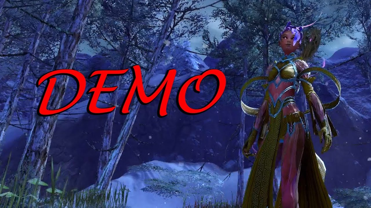 GW2 - Elonian Elementalist Outfit Demo - YouTube