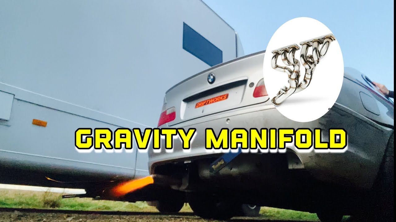 BMW E46 flame exhaust setup! FULL STAINLESS system - YouTube