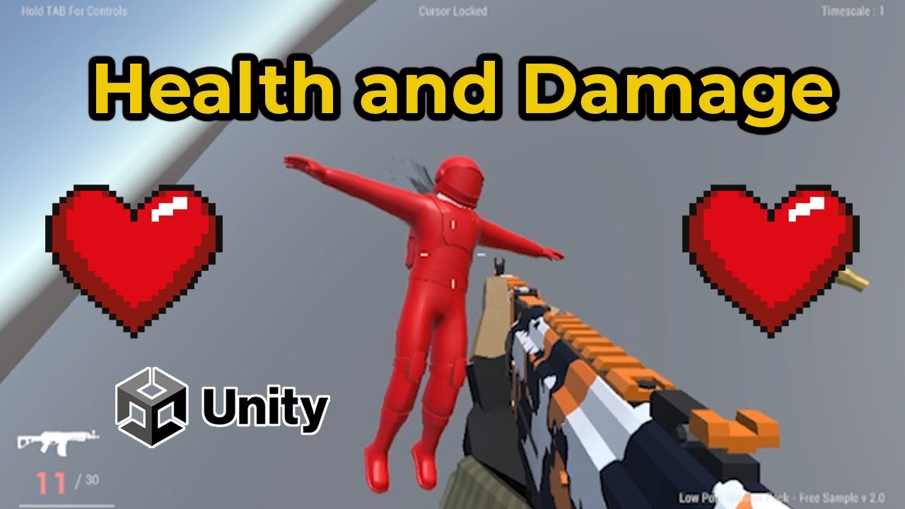 Unity FPS Tutorial | Building a Health & Damage System - YouTube