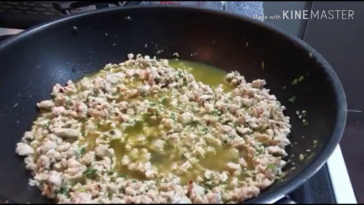 Chicken Sambosa filling - YouTube