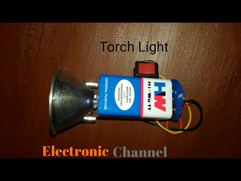 How to make simple torch light - YouTube