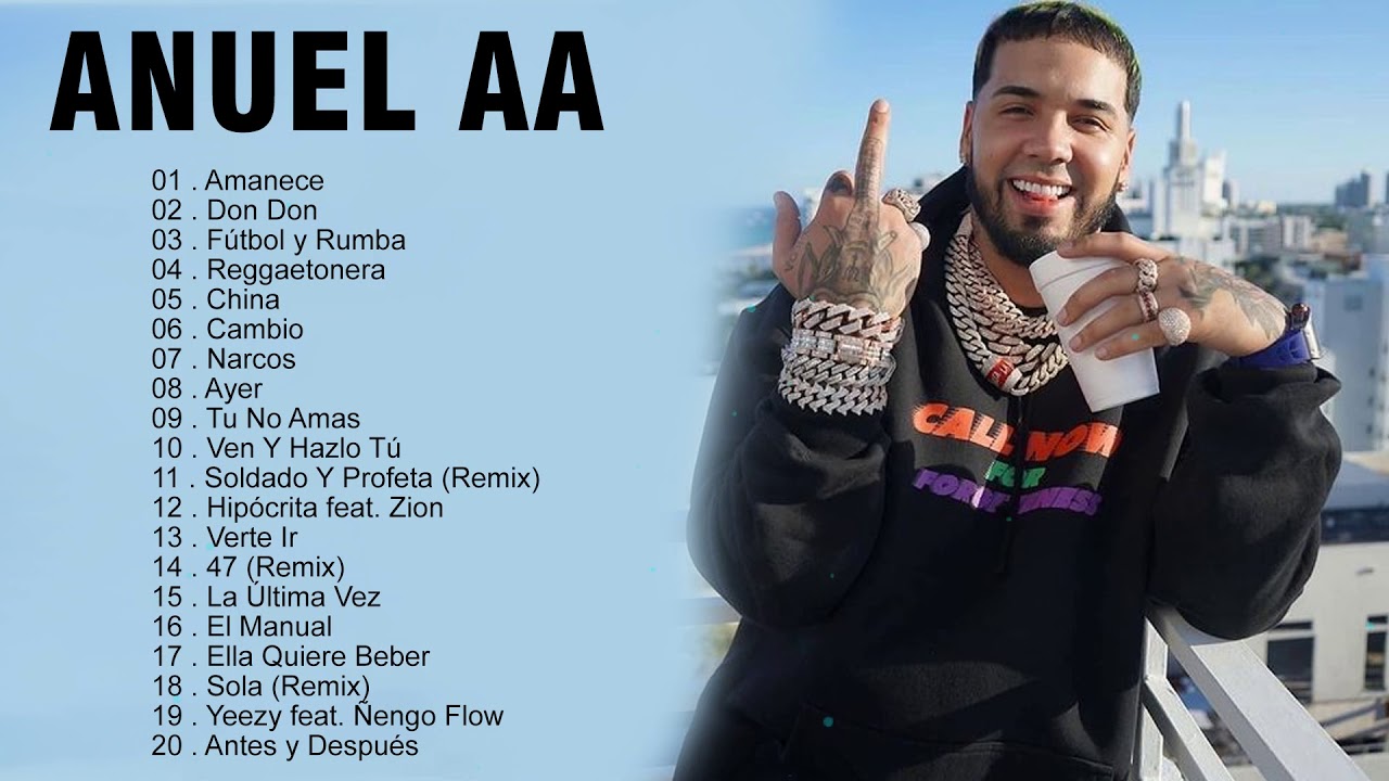 Anuel AA Nuevo Album 2021 Anuel AA Mix Exitos 2021 Anuel AA Album ...