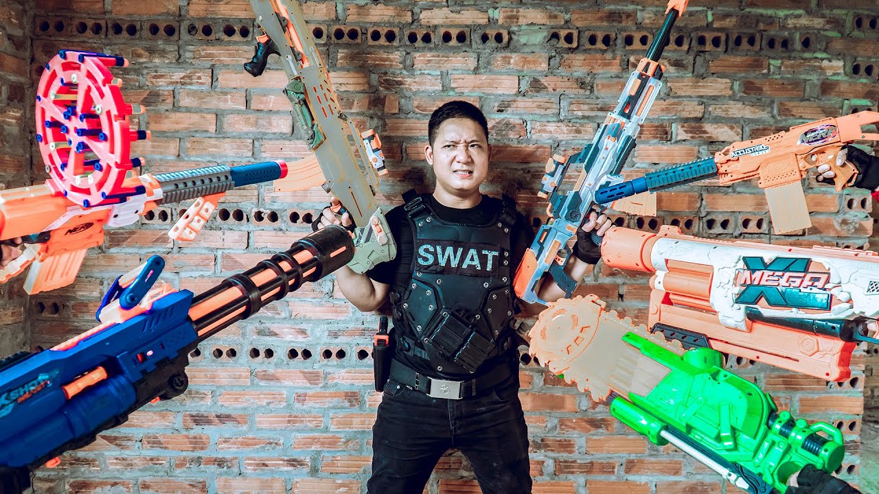 LTT Nerf War : SEAL X Warriors Nerf Guns Fight Crime Group Dr.Lee Nerf Warfare Like Never Before ...