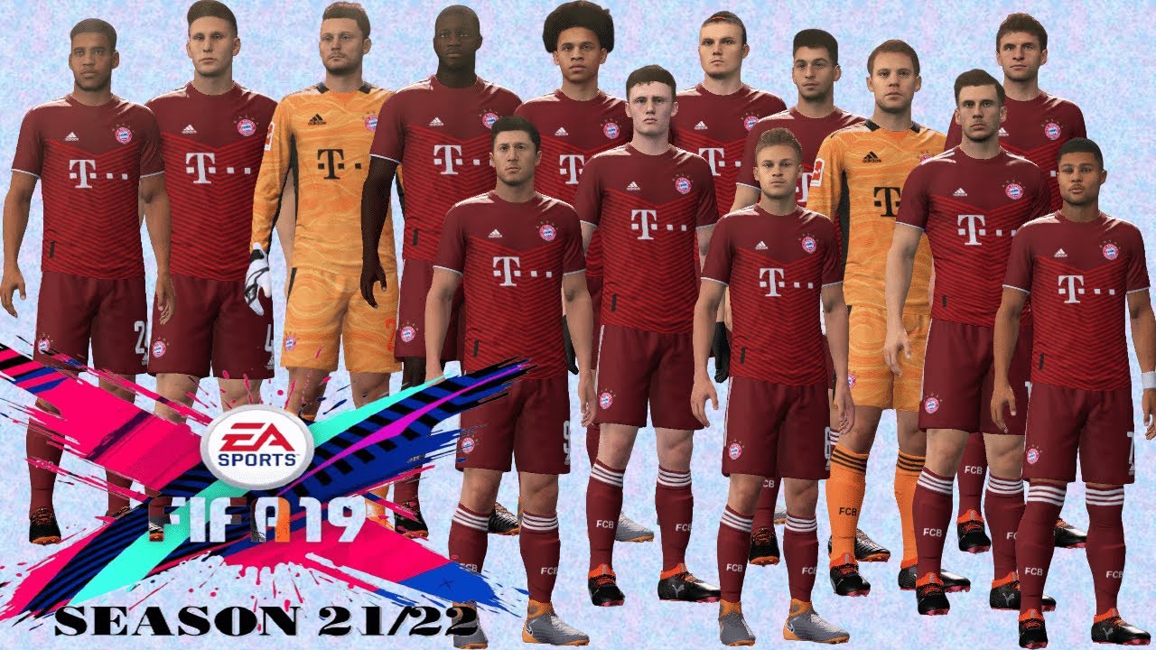 FIFA 19 Squads Bayern Munich Season 21/22 Mod - YouTube