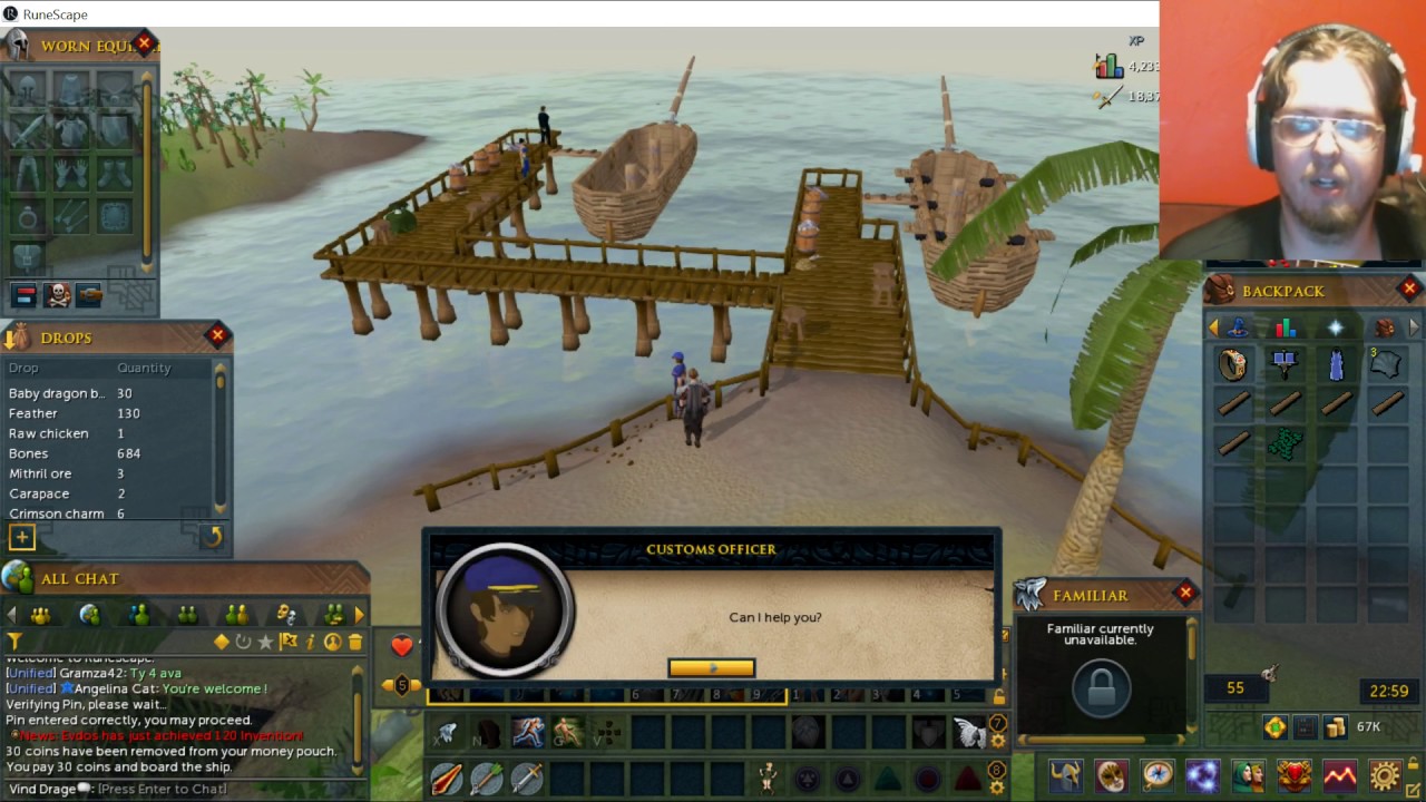 Safe Way to Catherby for Low Levels - YouTube