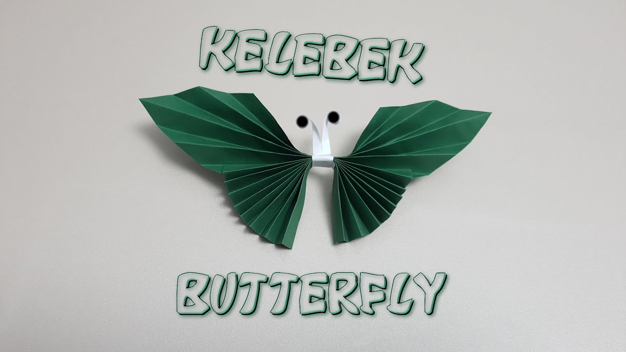 Origami Kelebek, Origami Butterfly, Kağıt Kelebek, Paper Butterfly ...