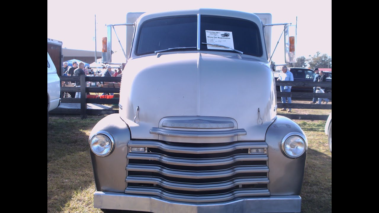1948 Chevy Cab Over Engine Truck Gray SumterFG020115 - YouTube