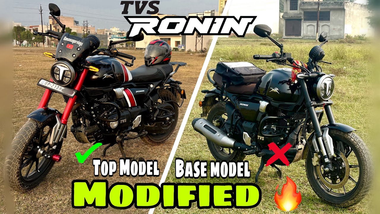 TVS Ronin 225 Modified 🔥| Ronin Base Model Convert into Top Model ...