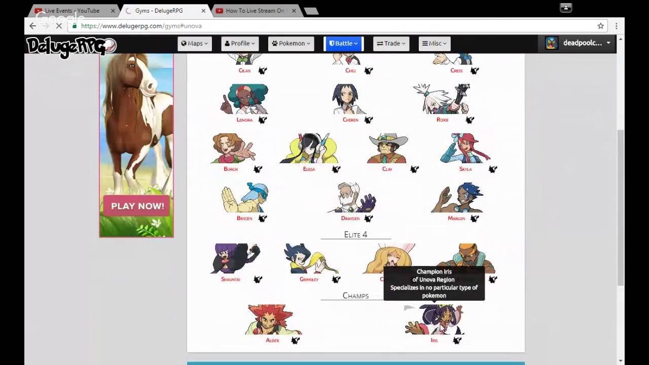 pokemon deluge rpg - YouTube