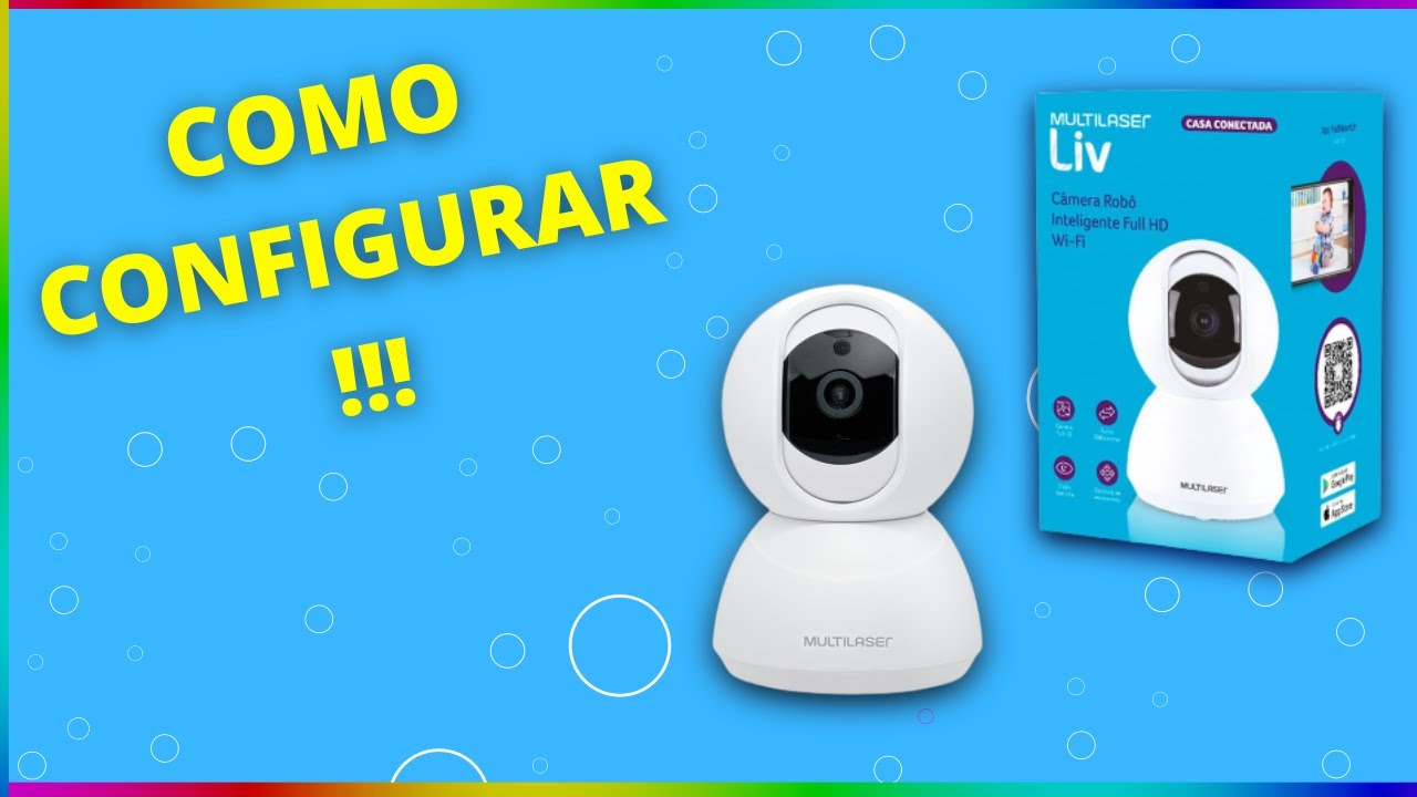 Como configurar câmera Robô Multilaser - YouTube