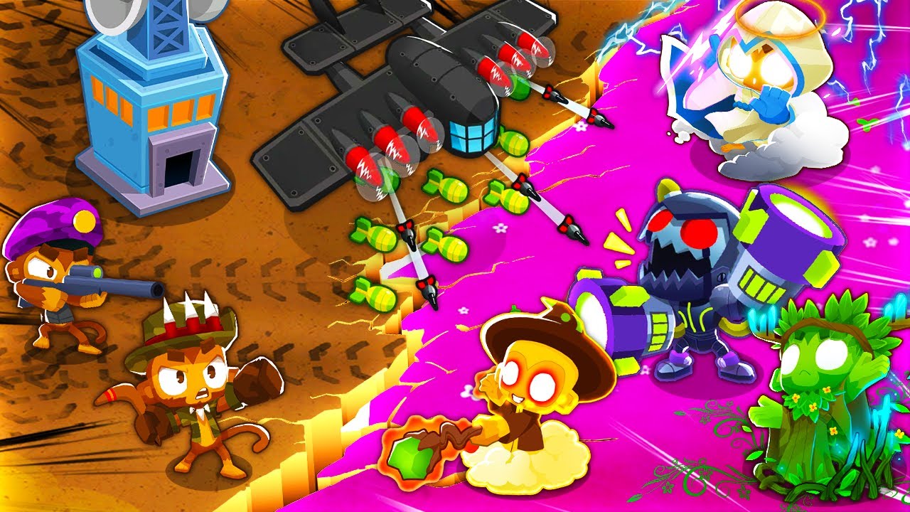 Fantasy vs Real Towers in BTD 6! - YouTube