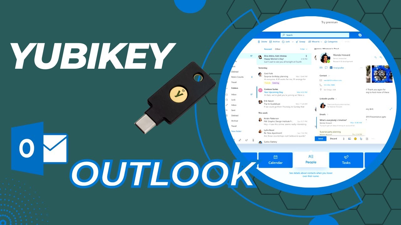 Comment mettre en place ta YUBIKEY sur son compte OUTLOOK pour ne PLUS ...