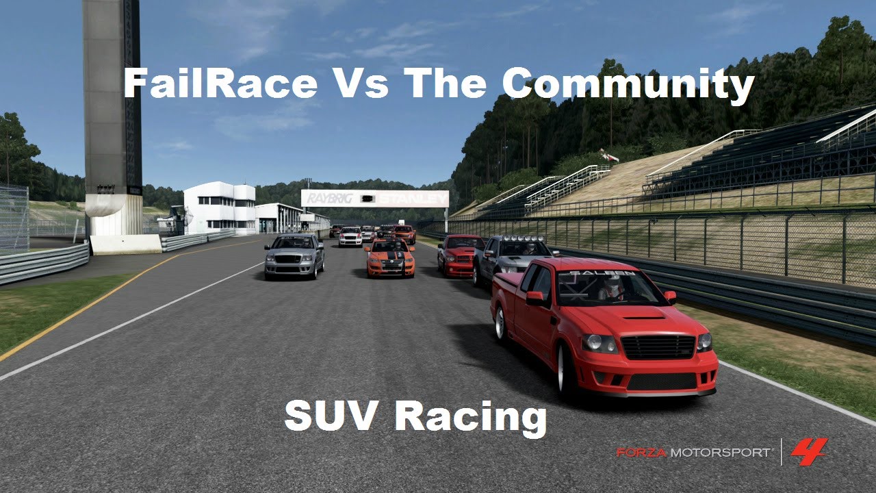 FailRace Vs The Community SUV Racing (Forza 4) - YouTube