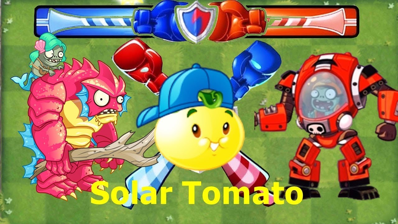 PvZ 2: Arena Practice Room New Week 13 Solar Tomato Vs Z-Mech Over 3 ...