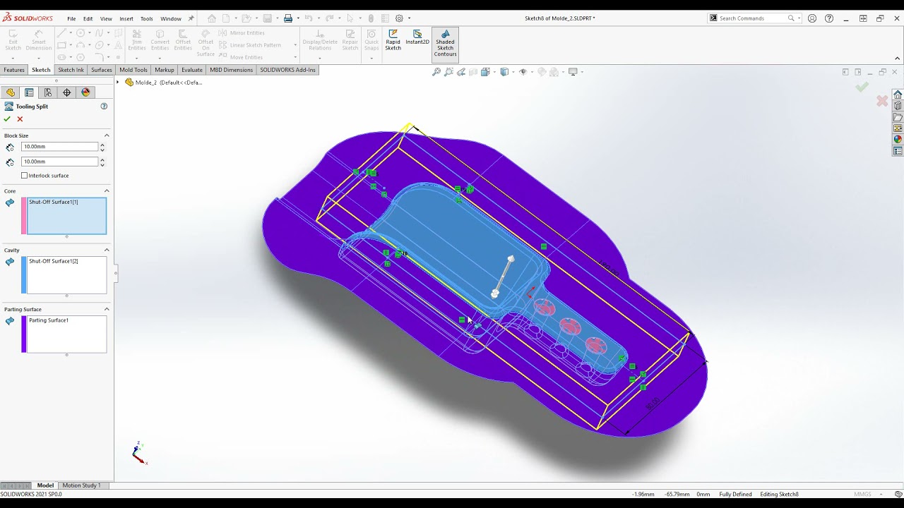 Diseño de Moldes en SolidWorks - YouTube
