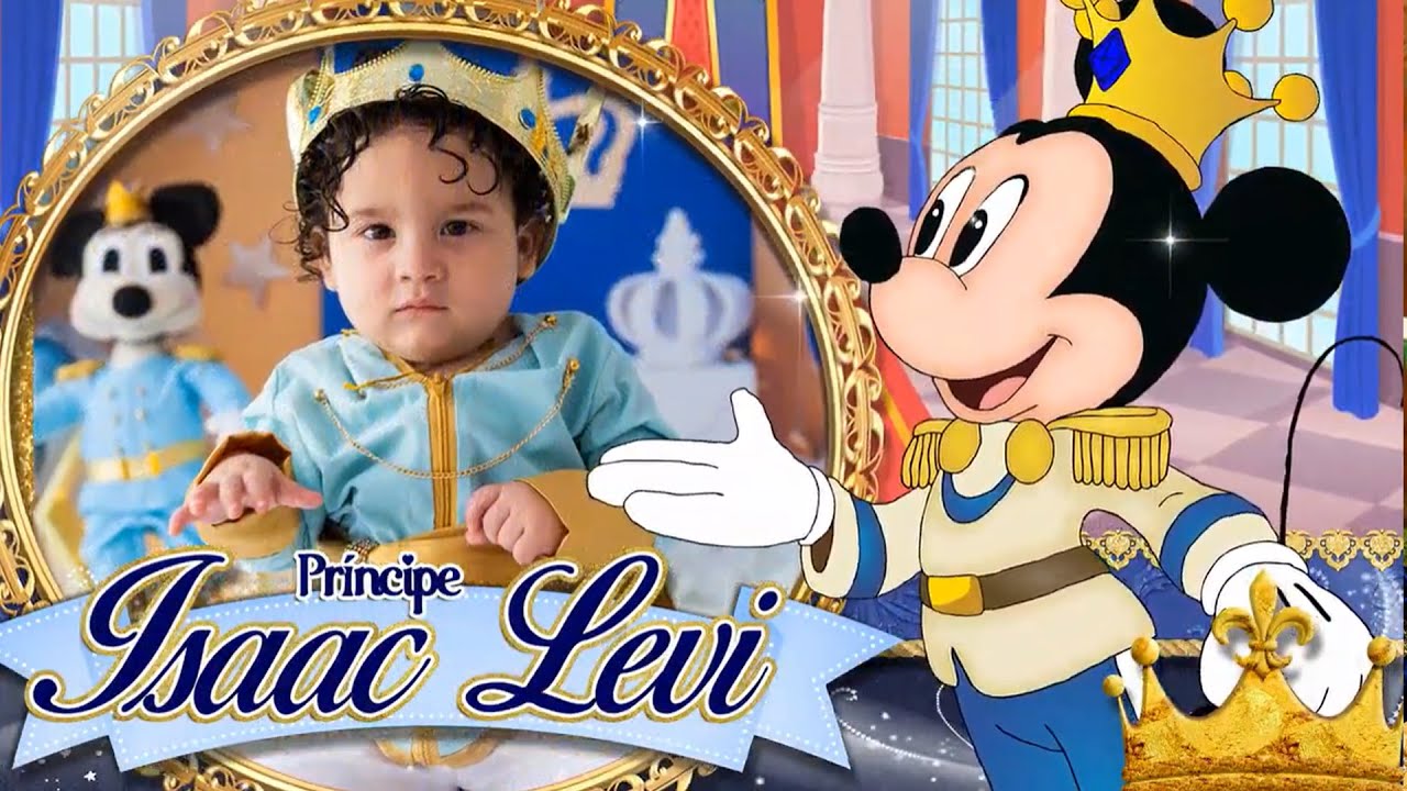 Retrospectiva Animada - Mickey Príncipe/Realeza Isaac 1 ano - YouTube