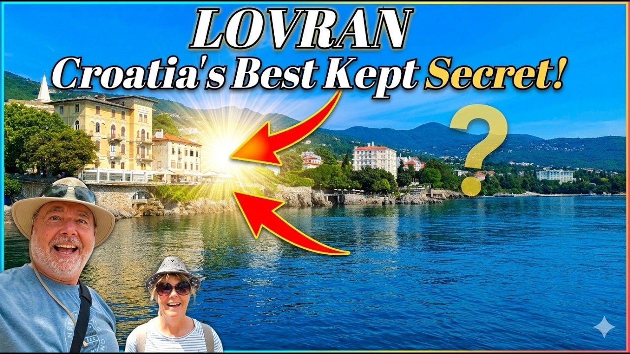 A Walking Tour of LOVRAN - CROATIA'S best kept secret! - YouTube