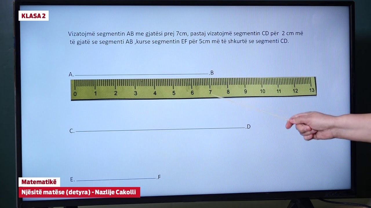 e Mesimi Klasa 2 - 2627 Matematikë - Njësitë matëse detyra - YouTube