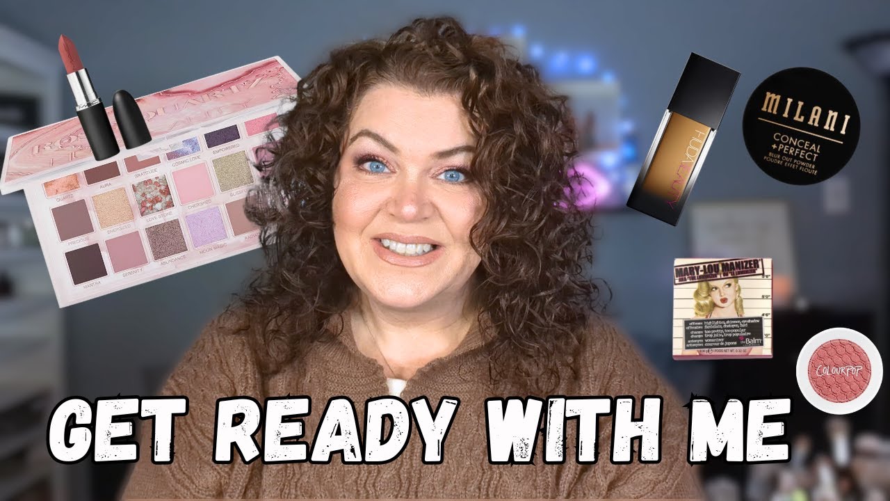 GRWM|Cozy Rosy Brown Eyeshadow And Casual Conversation - YouTube