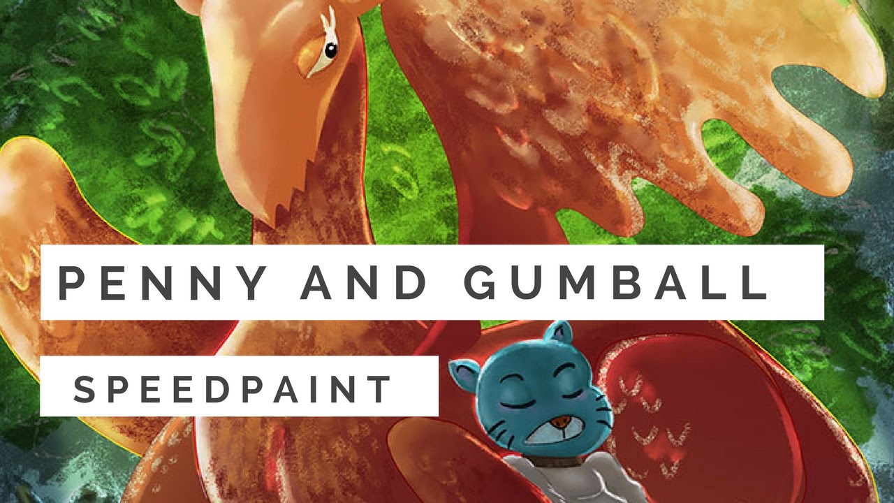 The Amazing World of Gumball - The Shell- Gumball and Penny [Speedpaint ...