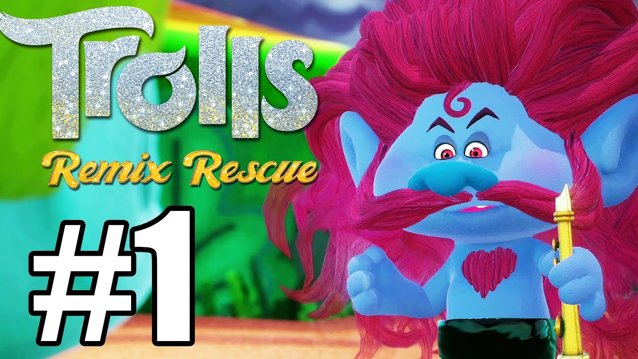 DreamWorks Trolls Remix Rescue Gameplay Walkthrough Part 1 - YouTube