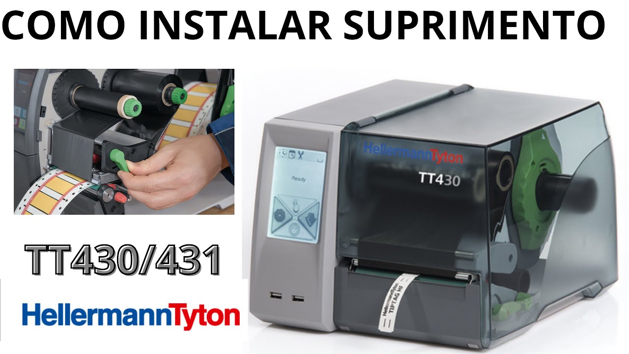 🏆 IMPRESSORA TERMICA ETIQUETA HELLERMANNTYTON - YouTube