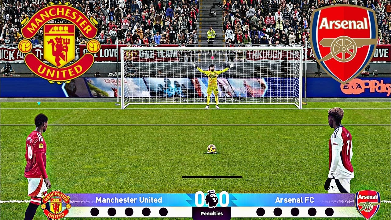 MANCHESTER UNITED VS ARSENAL FULL PENALTY SHOOTOUT | MU VS ARS ...