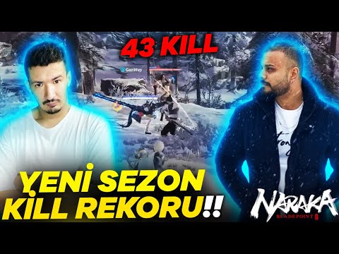 KİLL REKORUMU KIRDIM 43 KİLL !! w/Gazi !! NARAKA BLADEPOİNT AMİGO GAMEPLAY