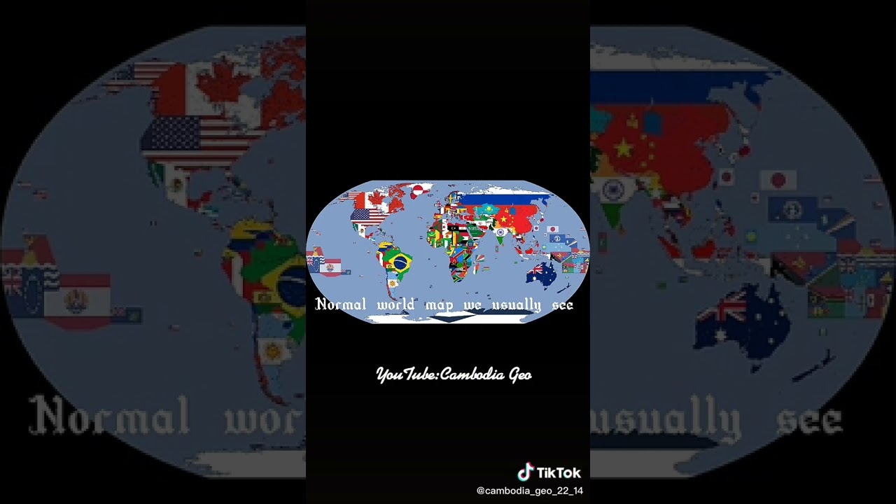 Normal world map VS World's most acurate world map #world#2022 # ...