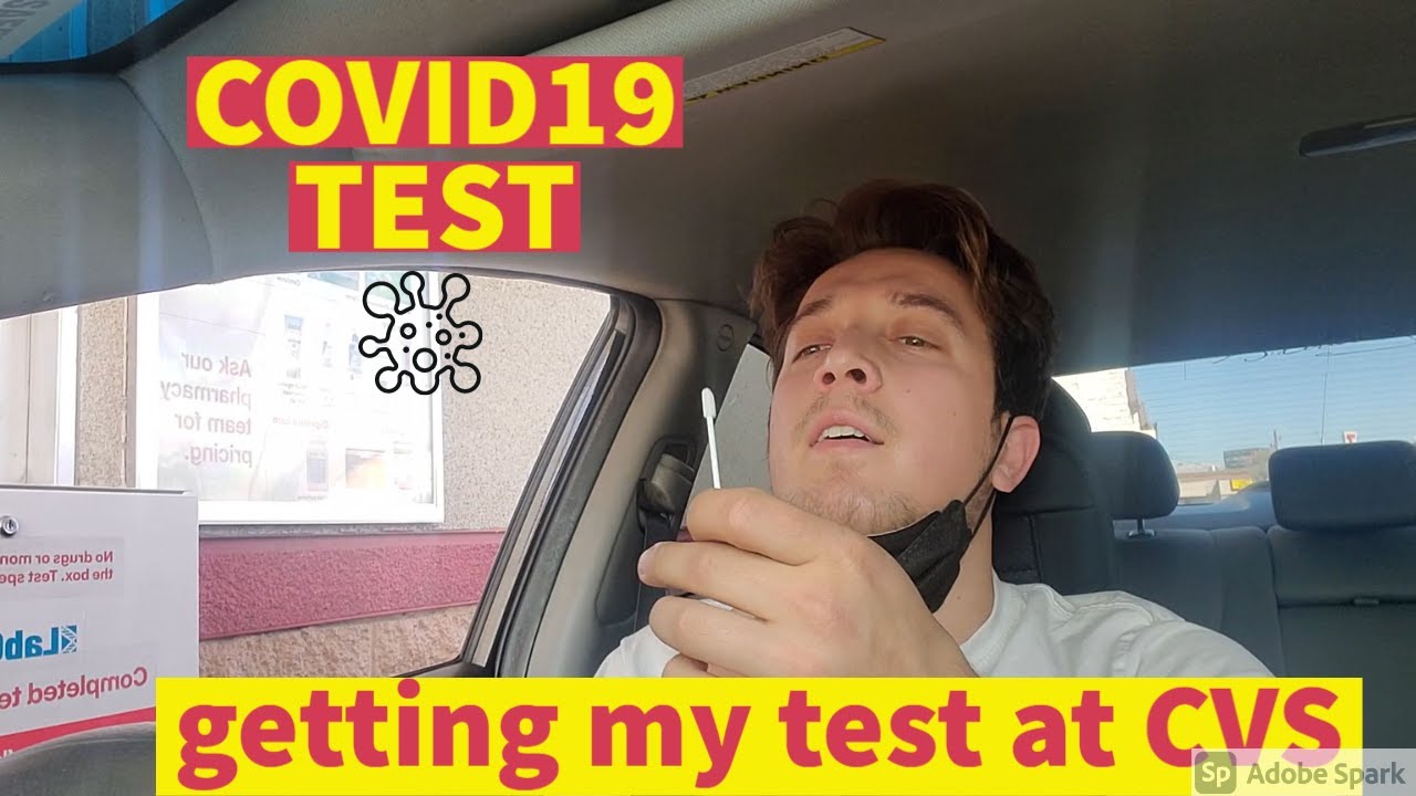 Getting COVID19 Nasal Test || CVS Drive-Thru Self Test - YouTube