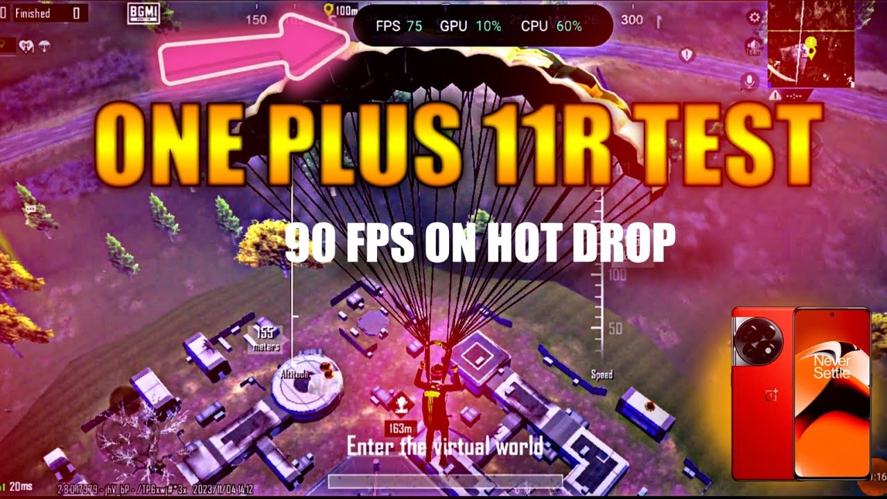 🔥OnePlus 11R BGMI Test Fps Meter: Ultimate 90 fps in Just 34,999 one ...