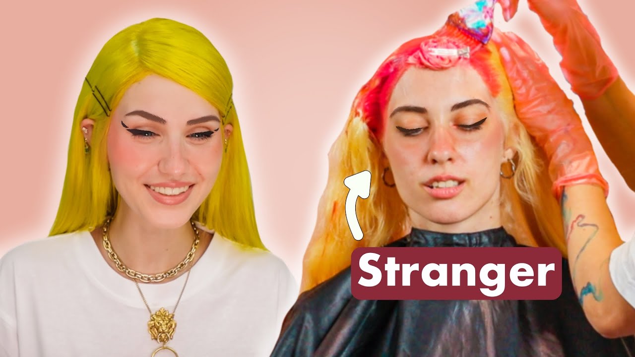 This Stranger gave me full Creative Freedom on her Hair - YouTube