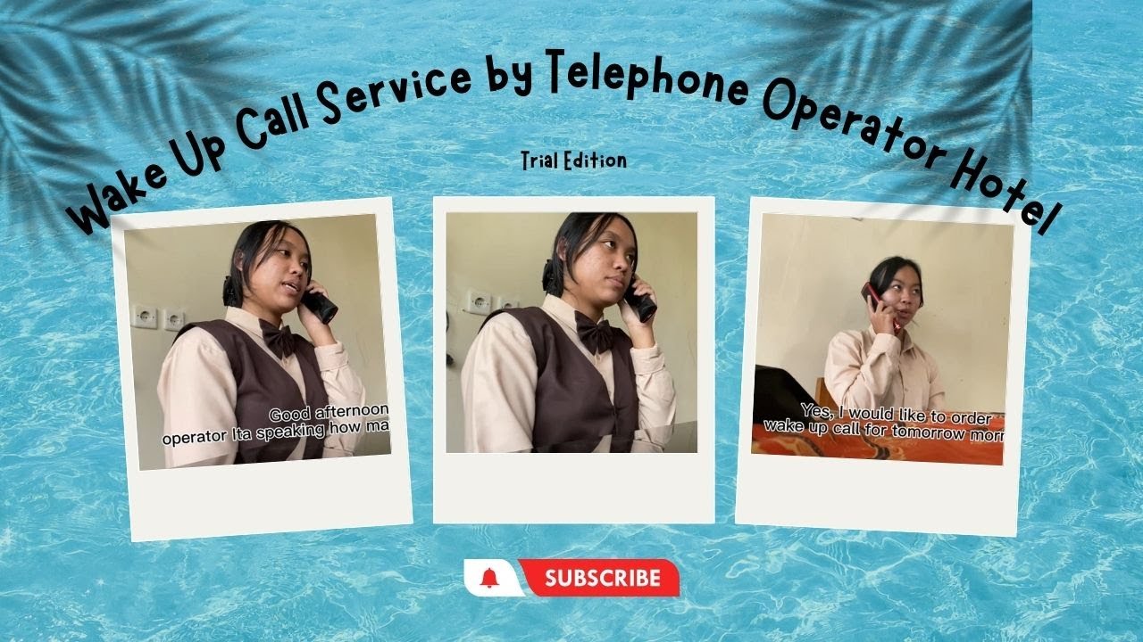 Wake Up Call Service by Telephone Operator Hotel || Trial Edition - YouTube